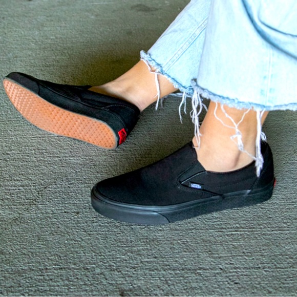 Vans | Shoes | New In Box Black Slip On Vans | Poshmark